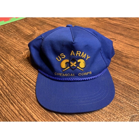 Accessories | Vintage Us Army Chemical Corps Hat Trucker Snapback Ball ...